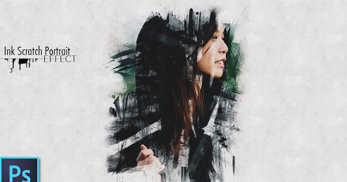 Ink Scratch Portrait Effect - Photoshop Tutorial | rada