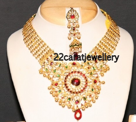 Kundan Necklace Sets Gallery at Hiya Jewellery Exhibition - Jewellery ...