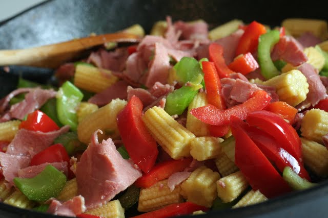 Corned Beef and Rice Stir Fry ~ Kosher Cooking for Ordinary People