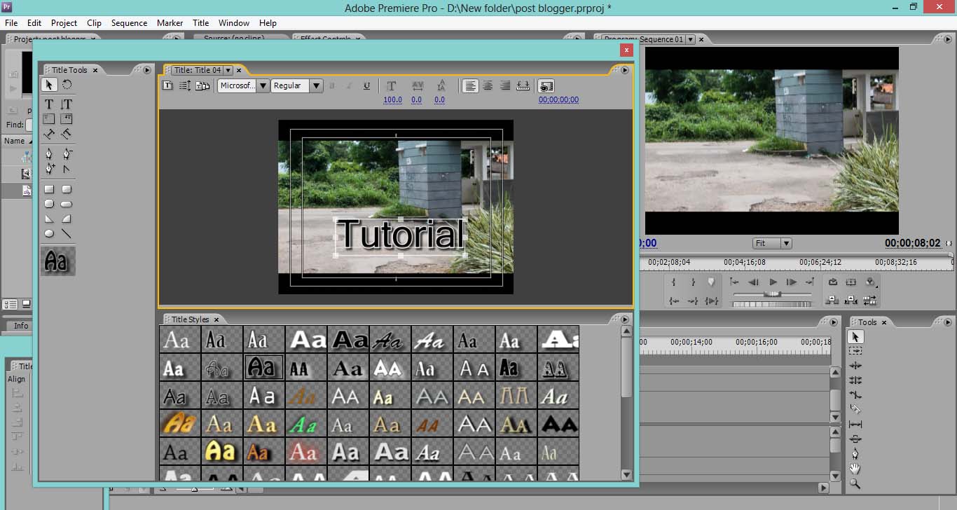 CARA MEMBERI TEKS PADA VIDEO MENGGUNAKAN ADOBE PREMIERE | PANDUAN VIDEO ...
