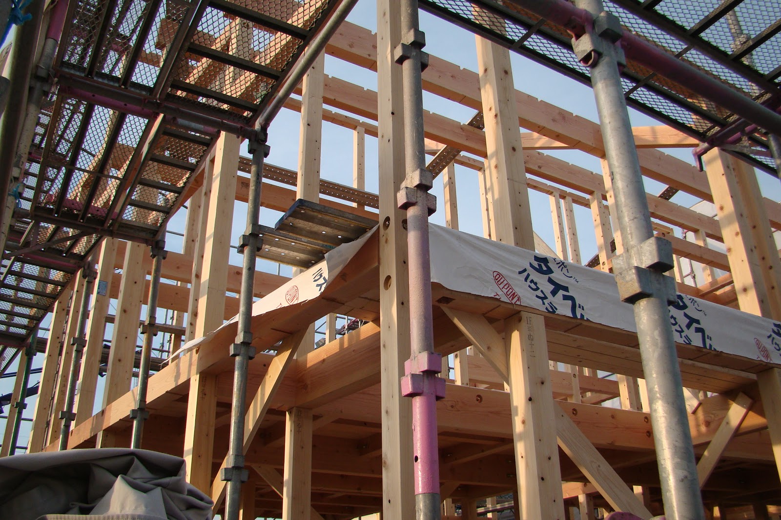 Low Energy Building in Japan: 47 views of scaffolding