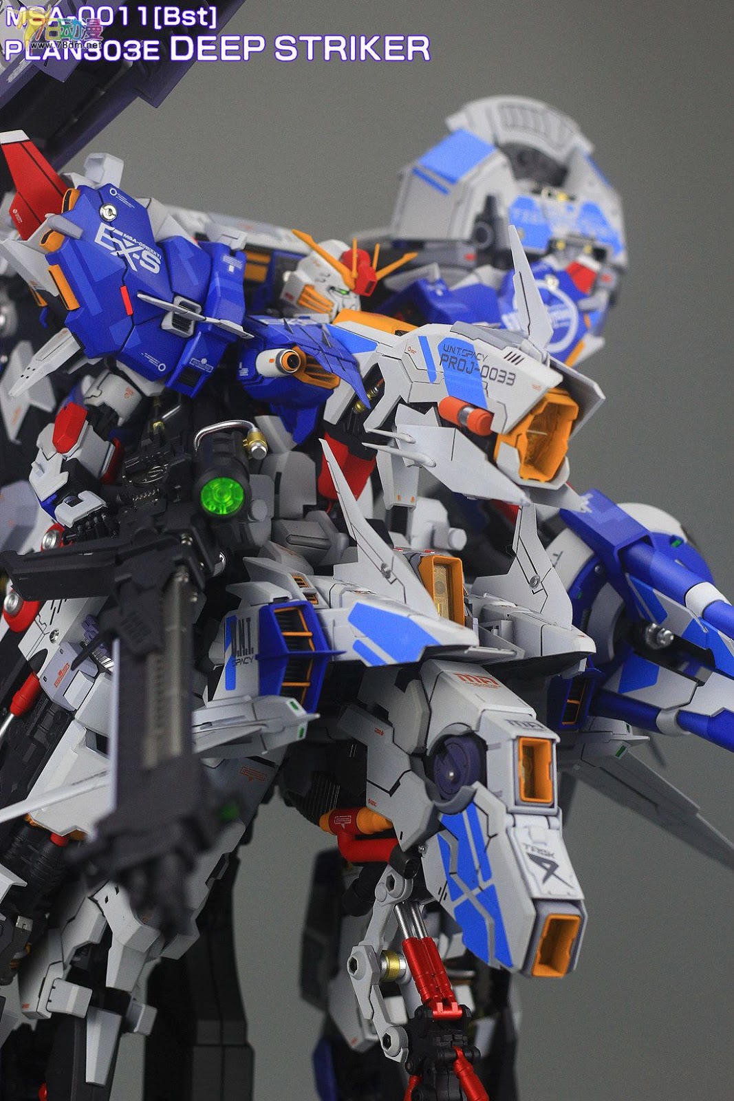 GUNDAM GUY: 1/100 Plan303E Deep Striker - Painted Build w/ LED