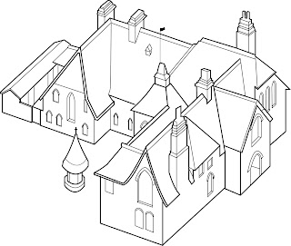 The Red House: Axonometric Drawing of the Red House