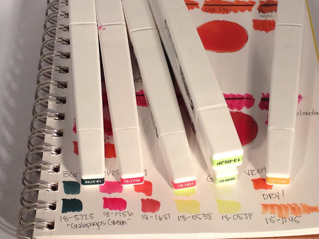 Art Marker Showdown: Copic Sketch vs. Pantone Universe Twin Markers