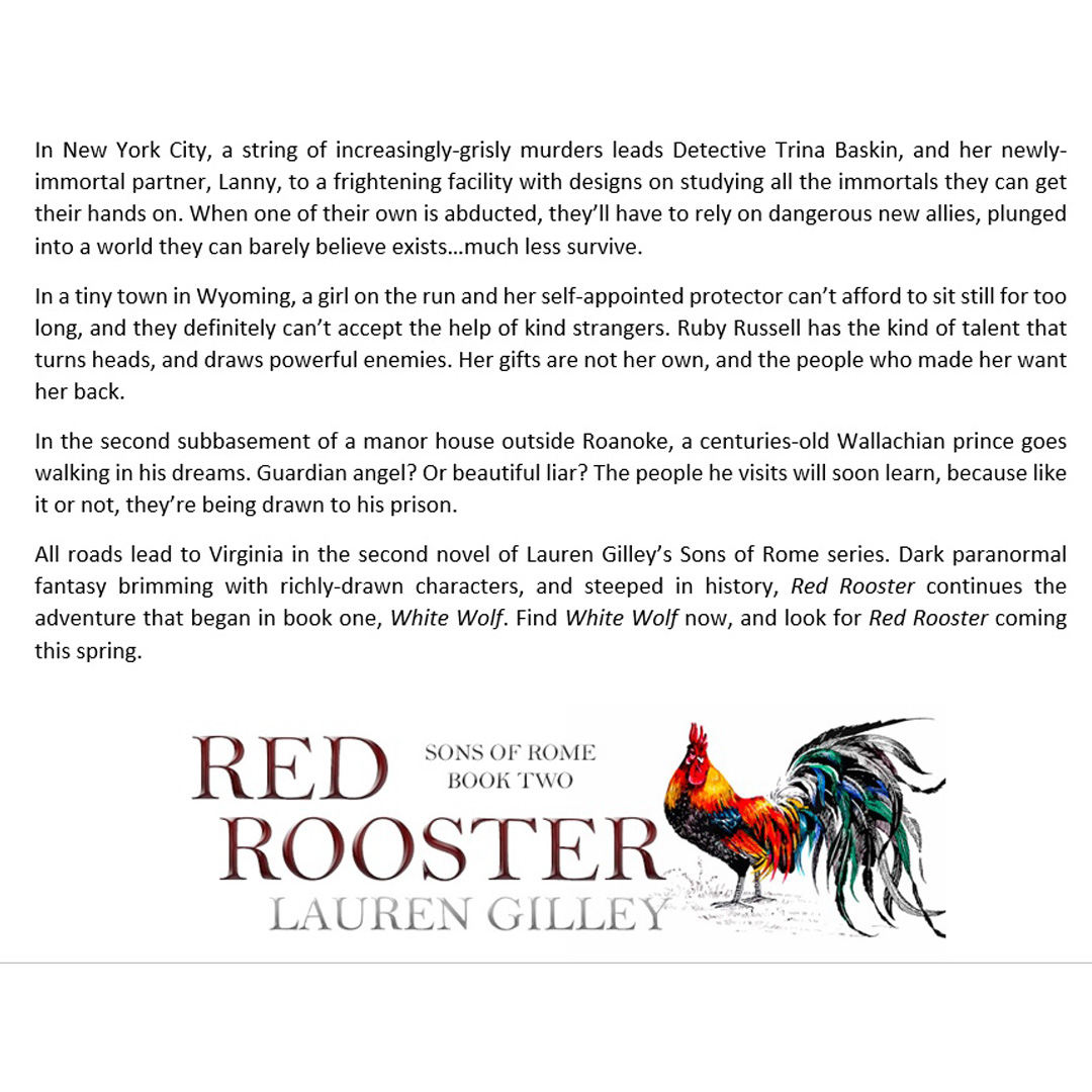 Hoofprint Press: Select Lines: Red Rooster