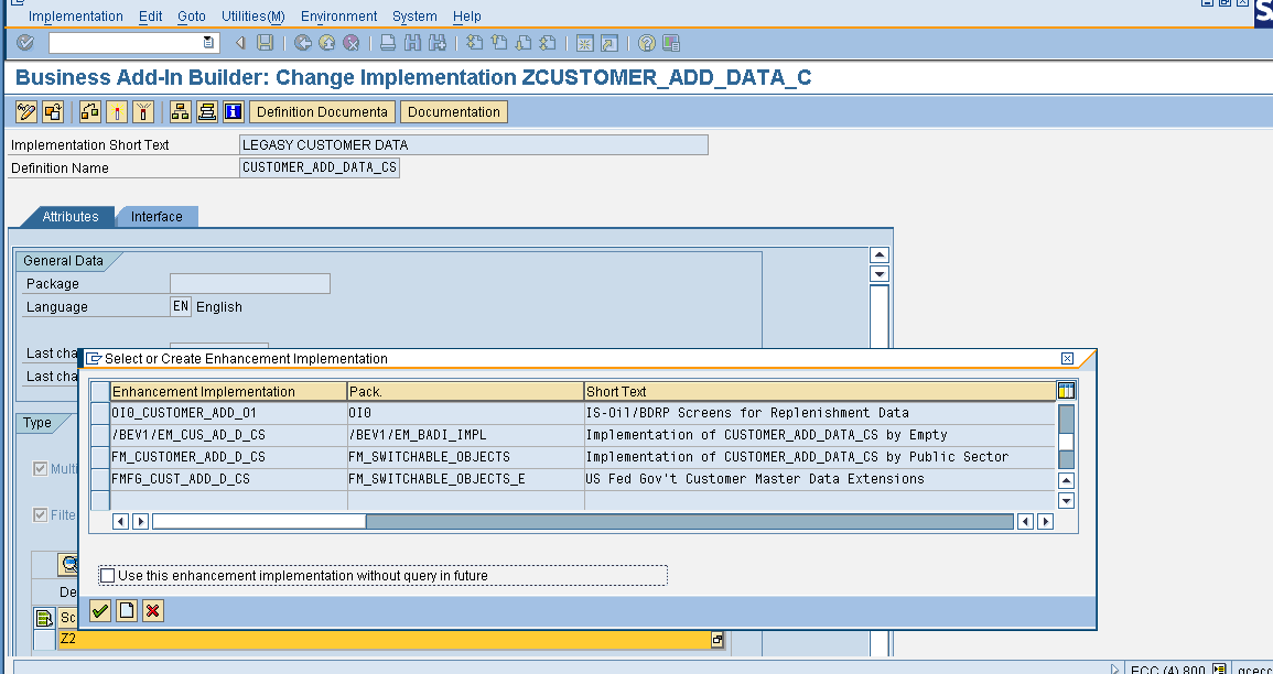 SAP TECH: Screen Enhancements