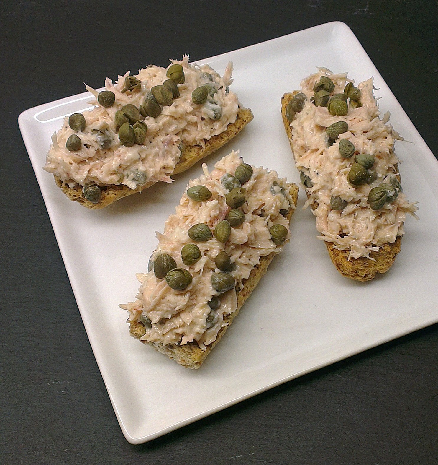 Klidfaster.dk: 18. fastedag: skorper med tunsalat...