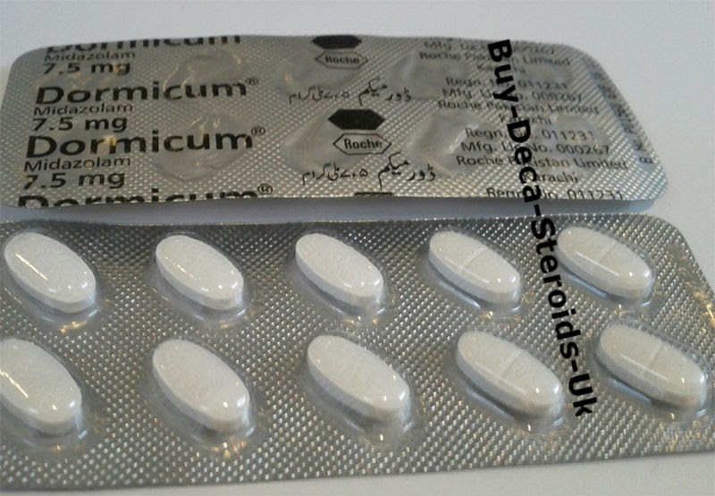 Buy Deca Steroids uk: DORMICUM (MIDAZOLAM) 7.5MG 10 PILLS IN STRIP FROM ...