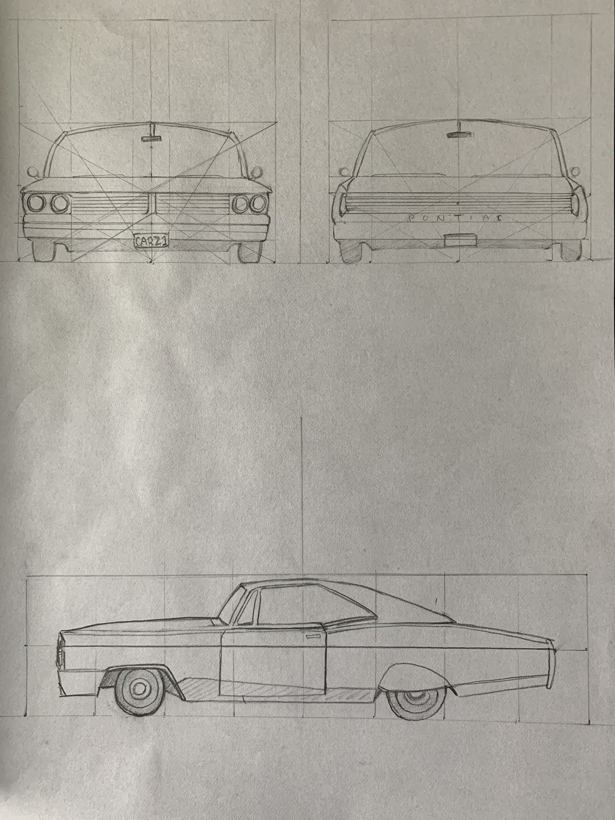 2020 Perspective Winter: Car Orthographic Views - Michelle Lumowa