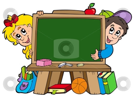 Instructional Material And Classroom Teacher Clipart