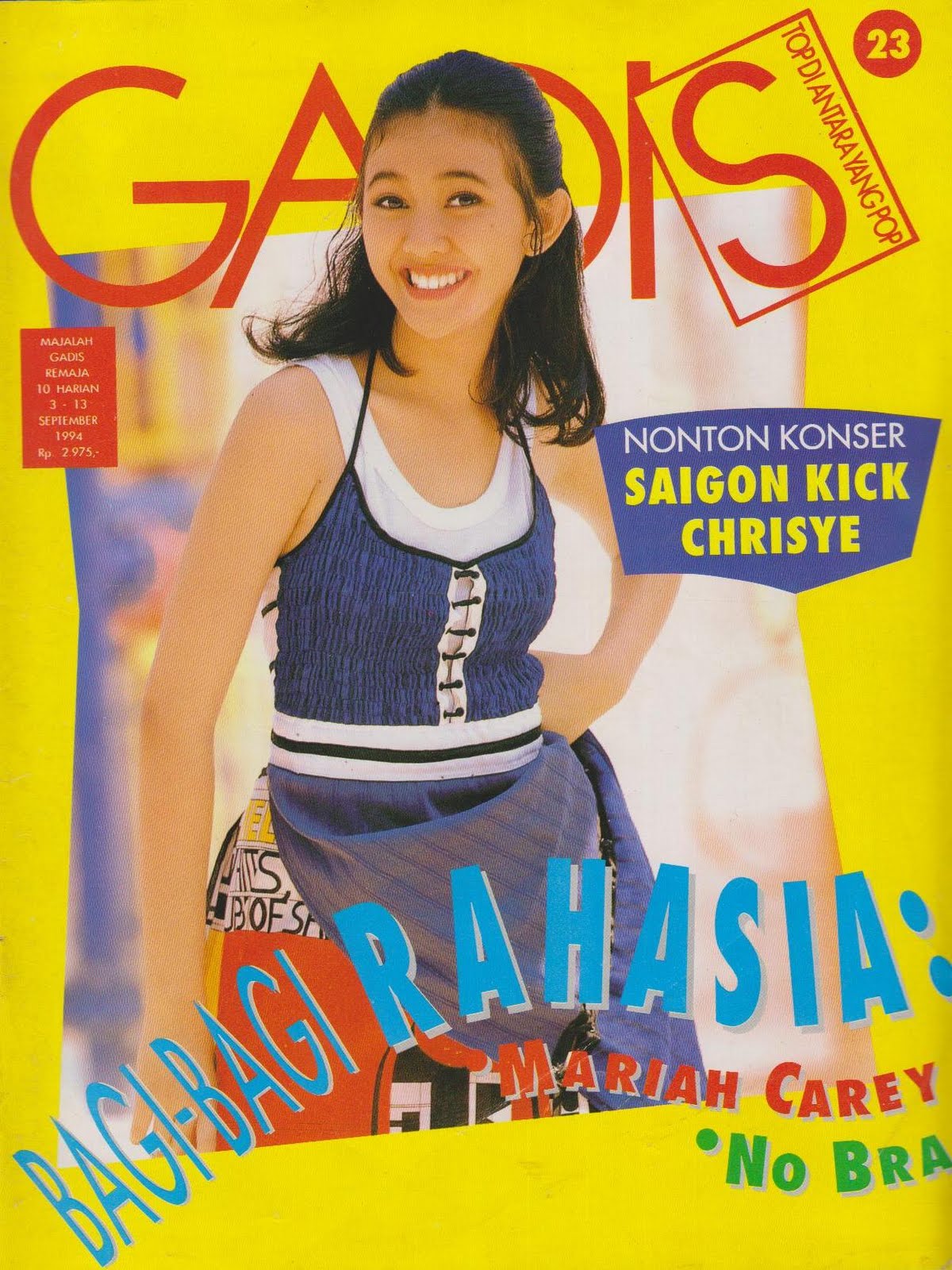 Jarnawi Aliun is Aliun Hamidy's Son: Majalah Gadis Tahun 1994 (2)