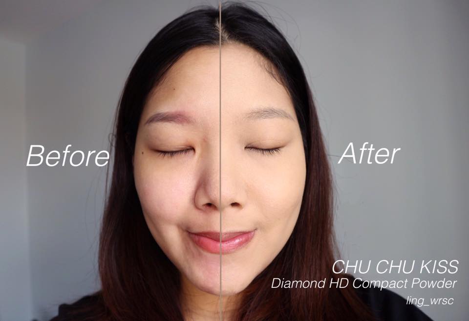 Review : CHU CHU KISS Diamond HD Compact Powder แป้งผสมรองพื้นคุณภาพ ...