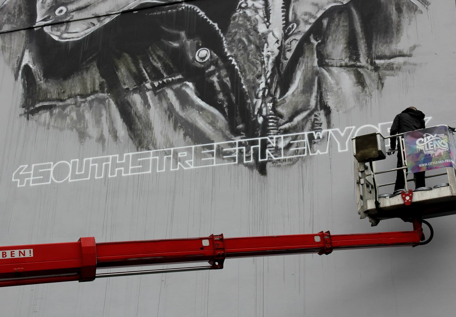 Ecb New Mural For CityLeaks ’13 In Cologne, Germany – StreetArtNews