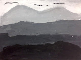 Art at Hosmer: Monochromatic Tints & Shades Landscapes