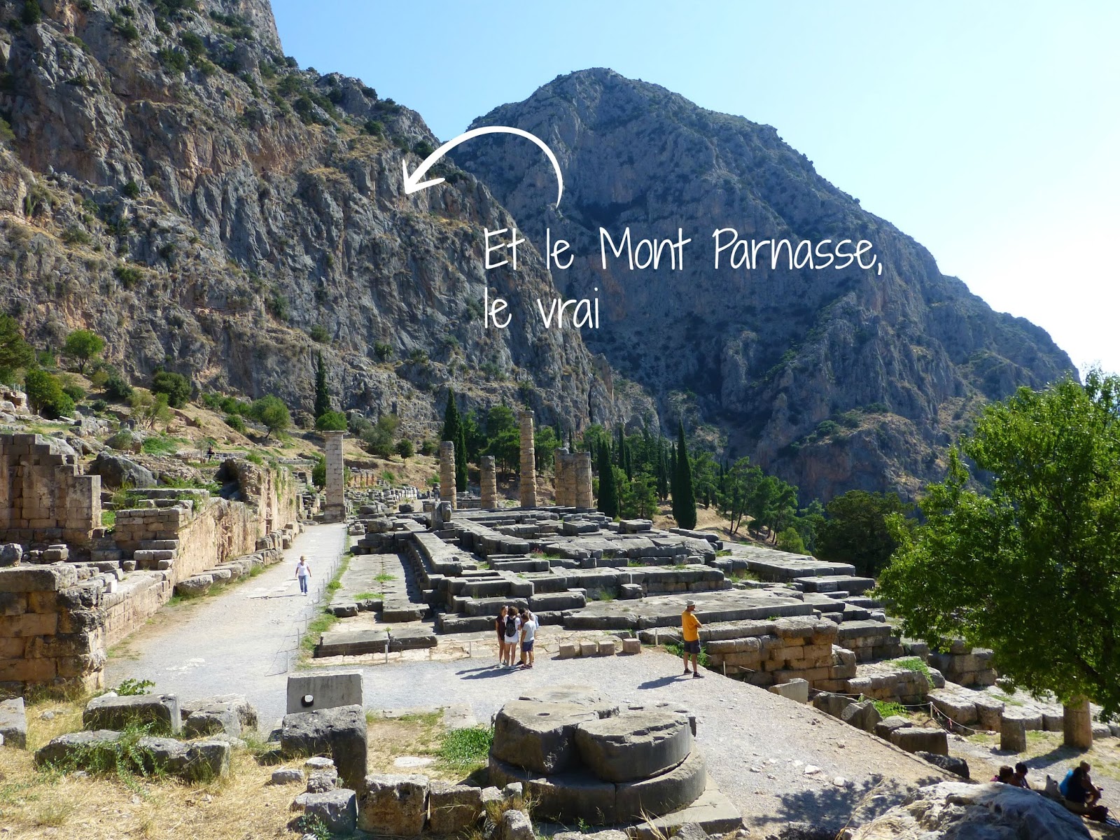 Delphes, le Mont Parnasse ou le nombril du monde occidental | Superfici ...