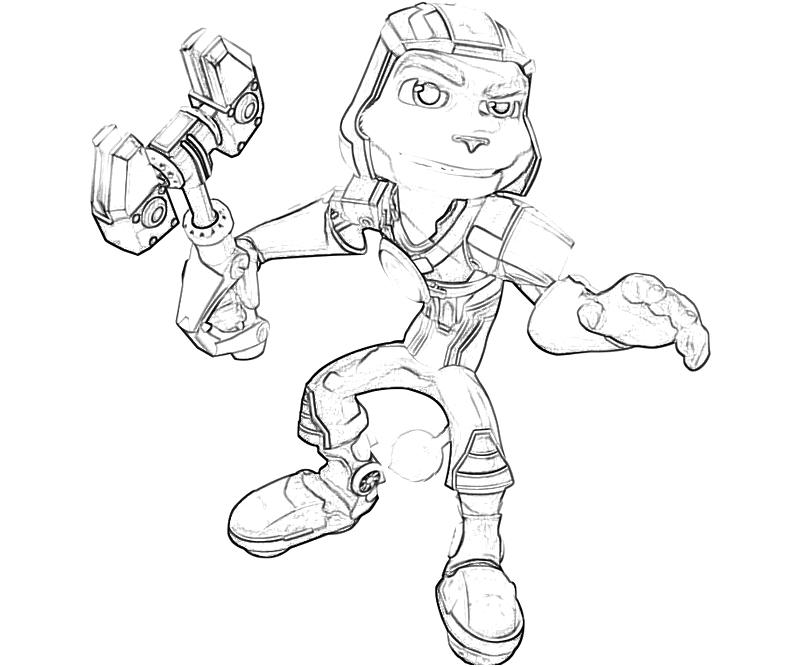 Ratchet And Clank Coloring Pages Coloring Pages