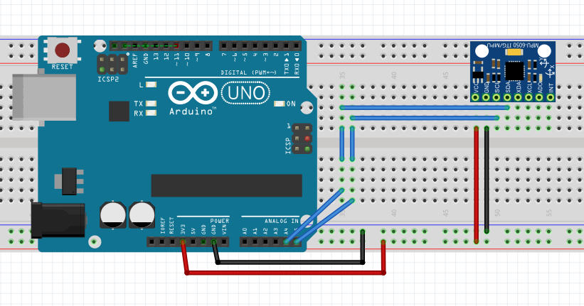 Arduino MPU6050 Gyroscope Accelerometer