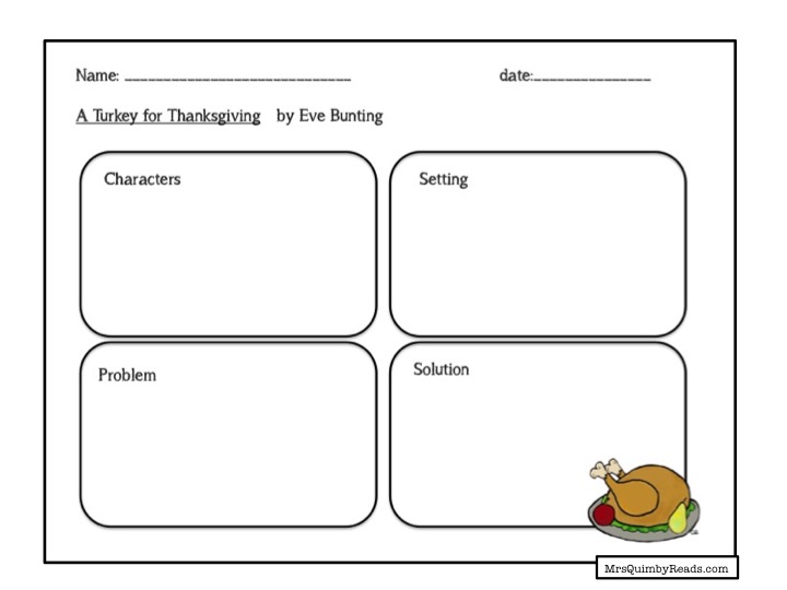 MrsQuimbyReads | Teaching Resources: Thanksgiving Literacy Pack