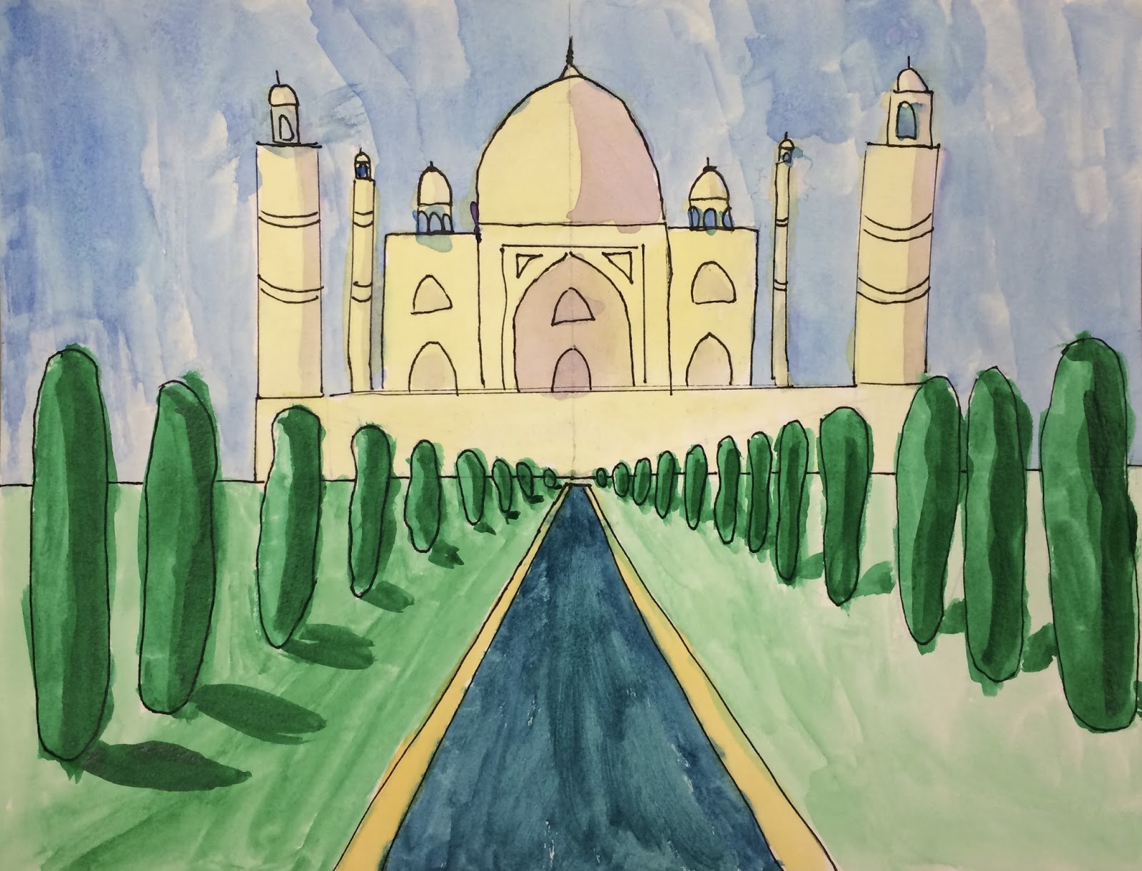 Art Class with Miss Voron: 4th Grade: Islamic Art and the Taj Mahal