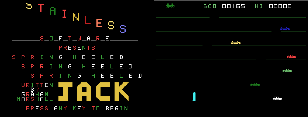 FRGCB - Finnish Retro Game Comparison Blog: Jumping Jack (Imagine, 1983)