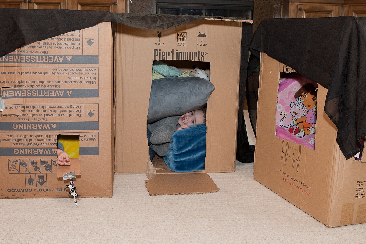 The Fearsomely Fantastic FIVE!: Box Fort