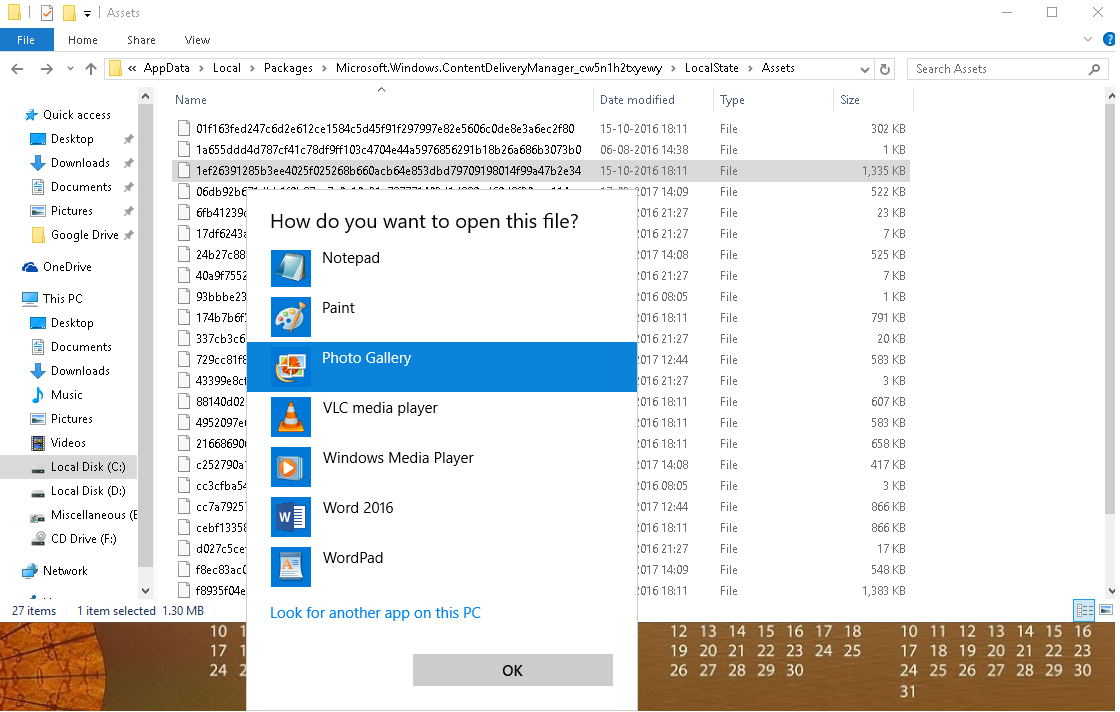 Where to find Windows 10 Spotlight Photos