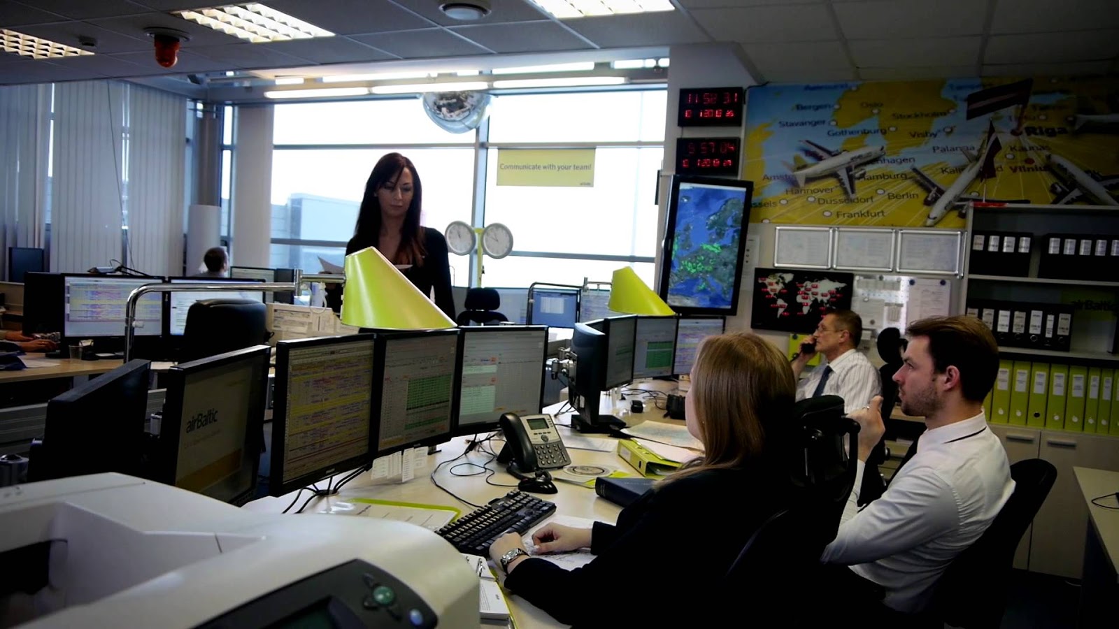 Aviation Learning: งานที่เกี่ยวกับการบิน ตอนที่ 3 พนักงานอำนวยการบิน ...