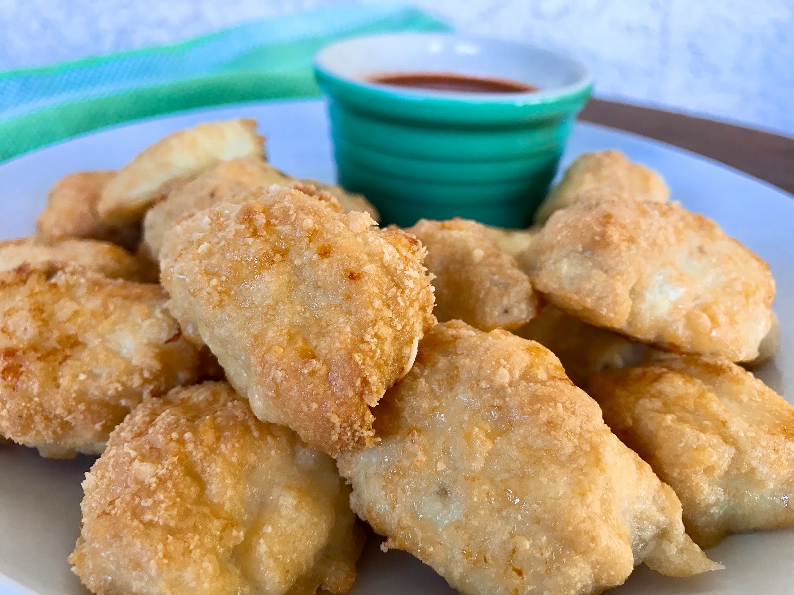 Baked Parmesan Chicken Nuggets with Marinara