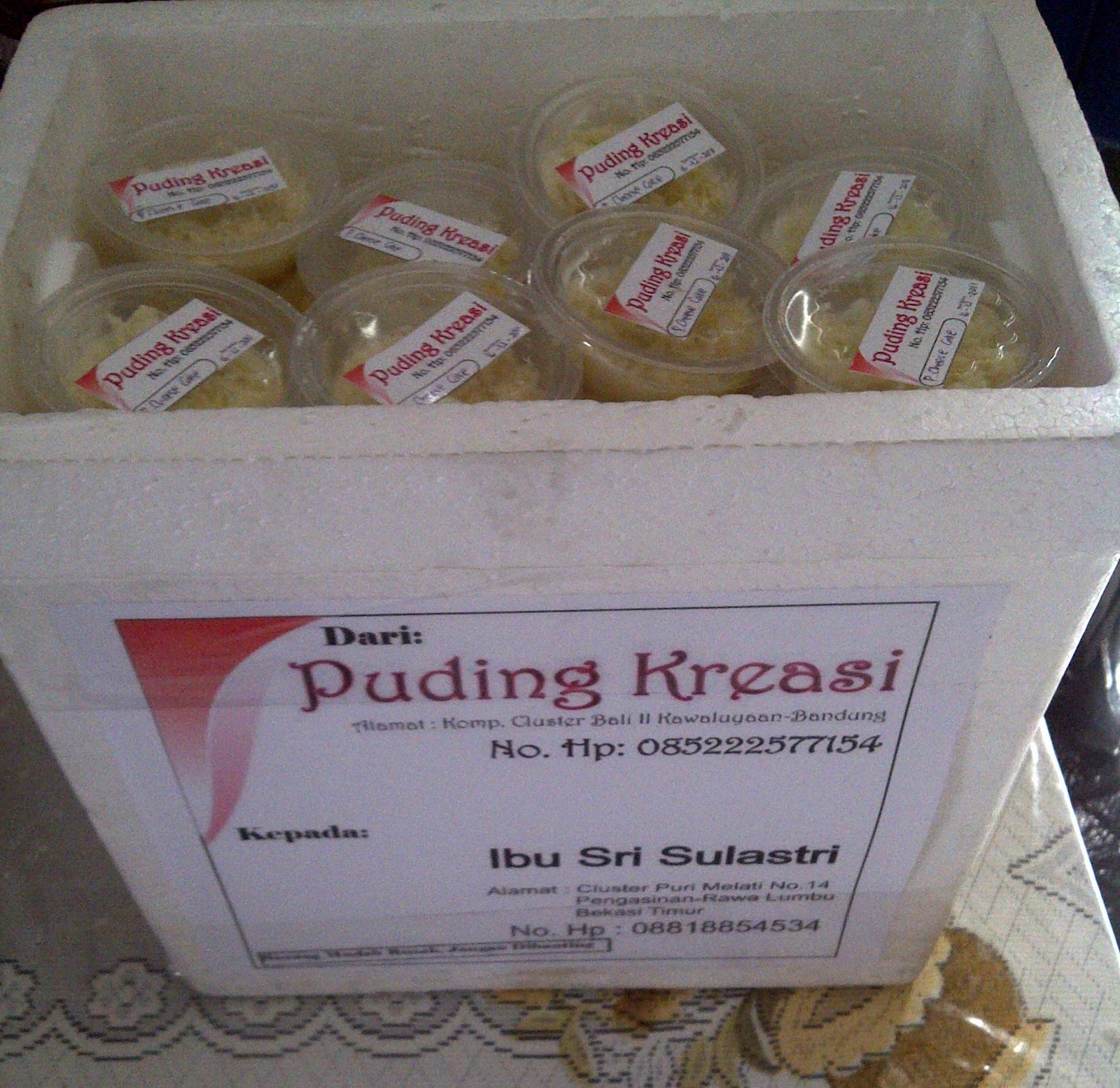 Packaging Puding Cheese Cake Cup