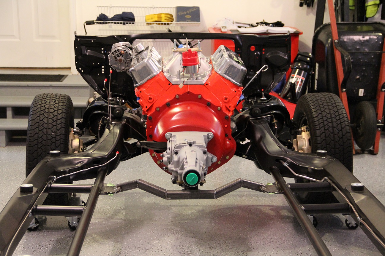 The making of Steve's 1966 Chevelle SS: Trans Support Complete & Body ...