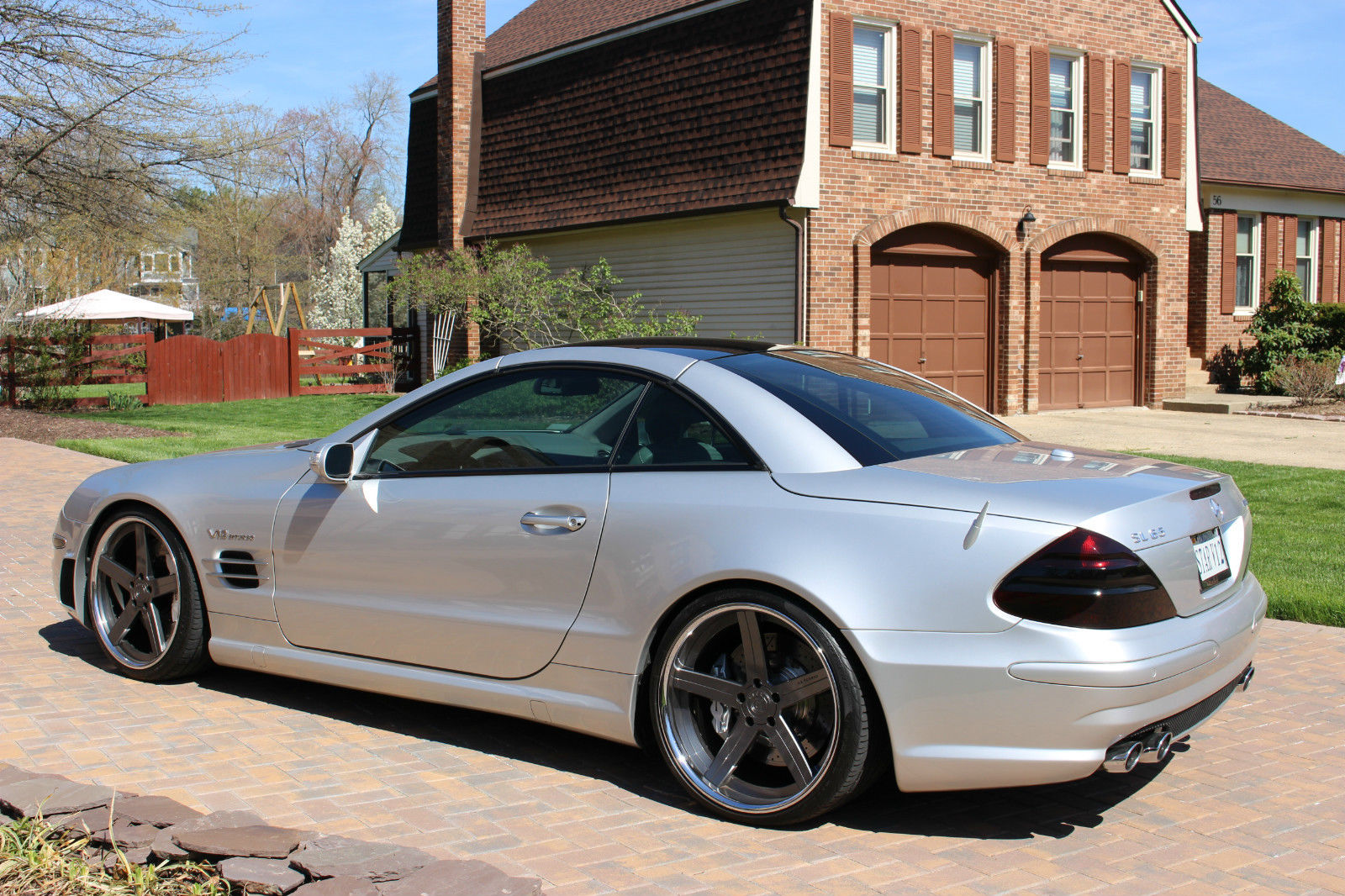 2005 Mercedes-Benz R230 SL65 AMG on 20" D2 Forged Wheels | BENZTUNING
