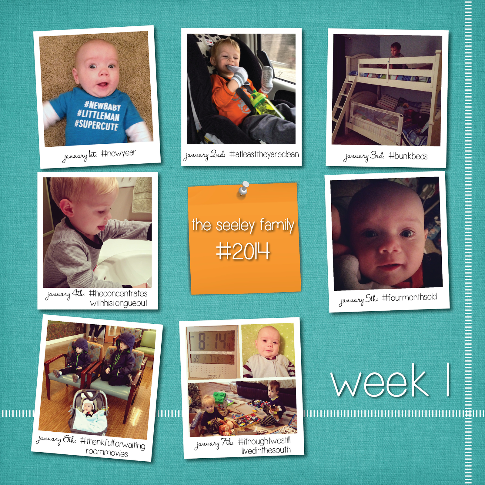 more than 9 to 5...my life as "Mom": The Wednesday One: Week 1