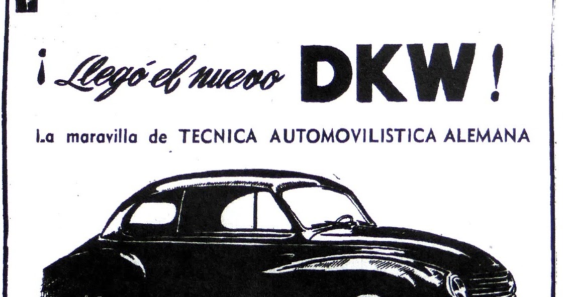 PUBLICIDAD DKW 1000 (1951)