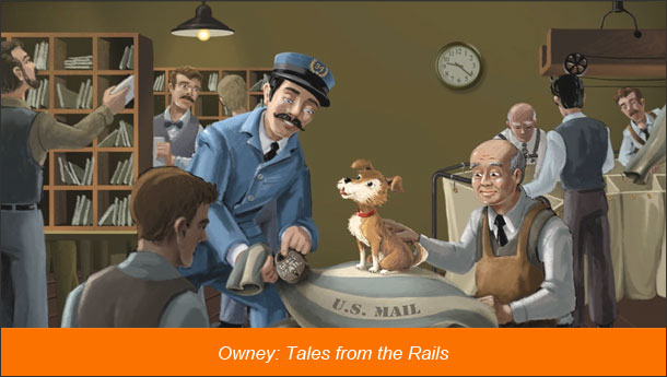 NUNCAJAMAS COCKER: OWNEY; EL PERRO DEL SERVICIO POSTAL (SPANISH & ENGLISH)