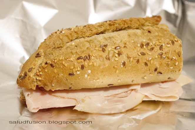 SaludFusión: Bocata de pavo con pan integral y semillas