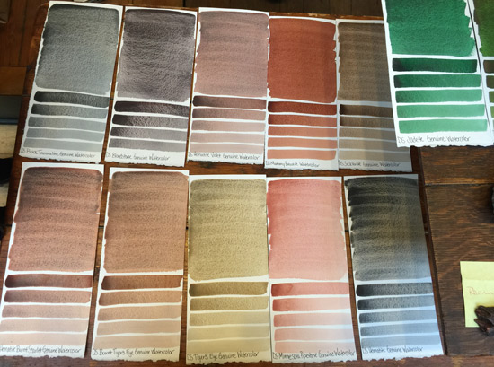 MAKING A MARK: Daniel Smith: From mineral to watercolour paint