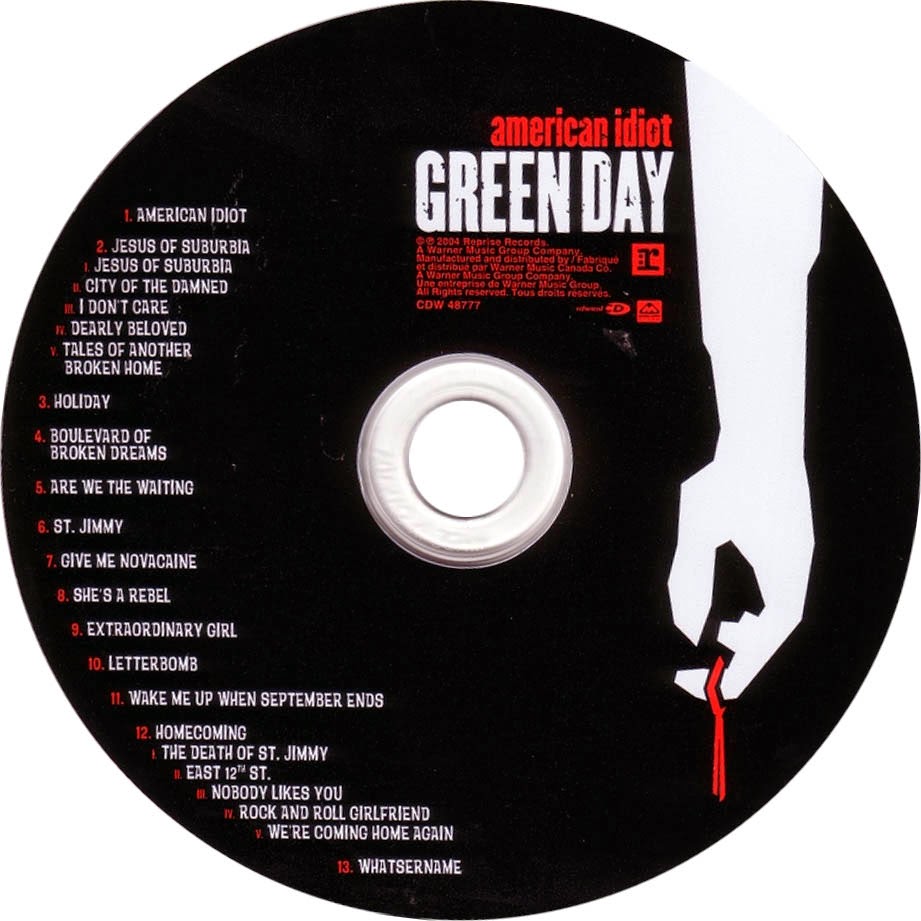 Sian's A2 Media Blog: Rock Digipak Analysis- Green Day: American Idiot