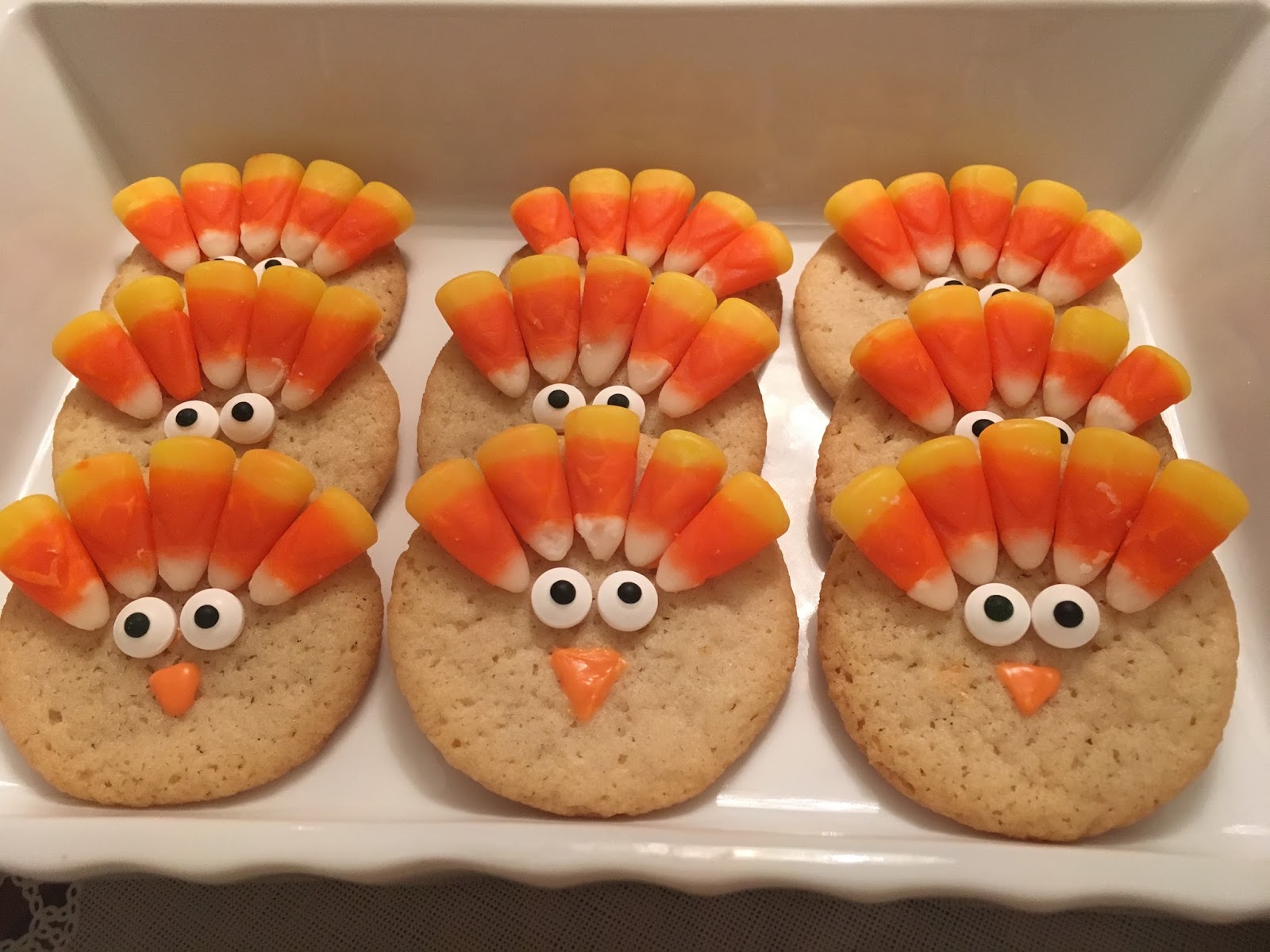 Beyond Frosted Cupcakes: Turkey Cookies