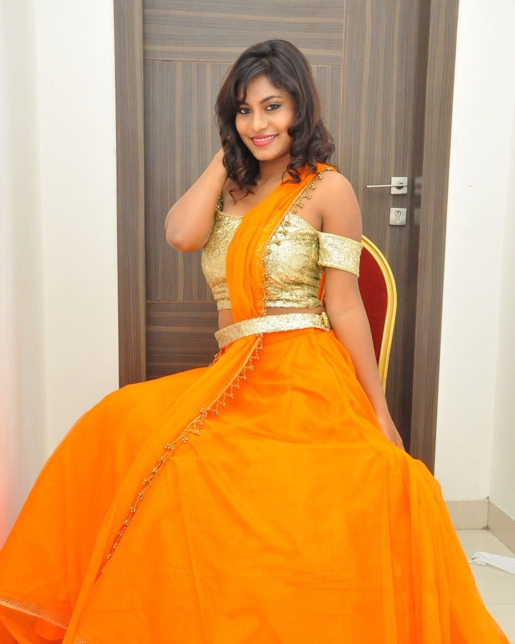 Priya Latest Photoshoot From Runam Movie Audio Launch.