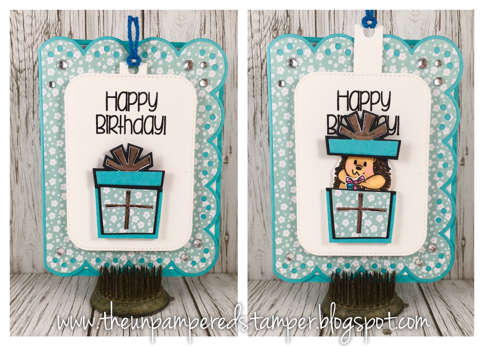 The Unpampered Stamper: Interactive/Surprise Slider Card