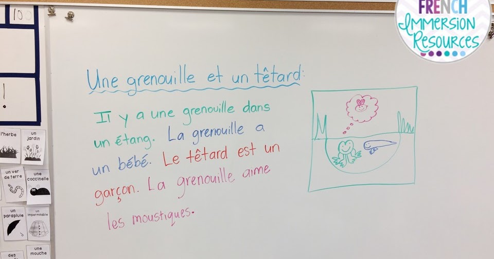 Practicing telling/writing stories - Primary French Immersion Resources