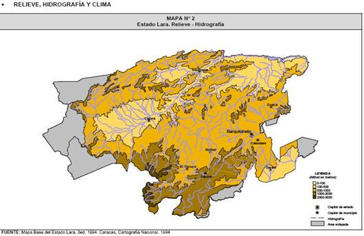 Redes Fluviales del Estado Lara