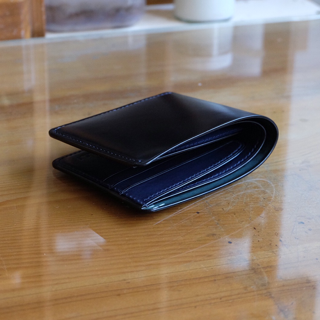 MILDY HANDS - SW01 - Horween shell cordovan wallet - Burgundy #8 ...