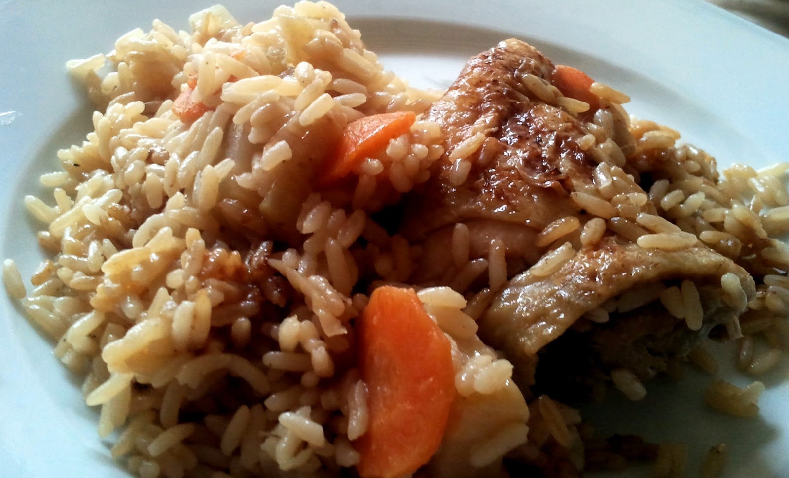 Très simples, mes recettes...: Riz gras au poulet