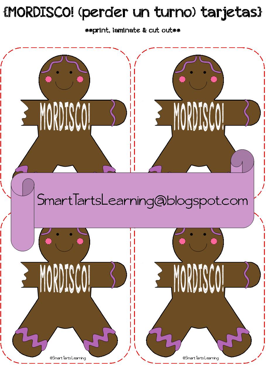 SmartTartsLearning: The Gingerbread Man has learned Spanish!