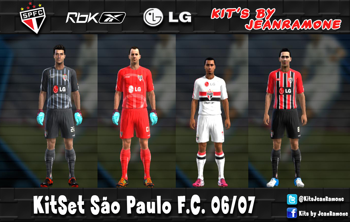 Kits by JeanRamone: [PEDIDO] KitSet Reebok São Paulo F.C. 06/07