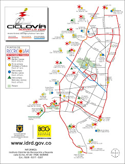 Living in Colombia!: Ciclovía!