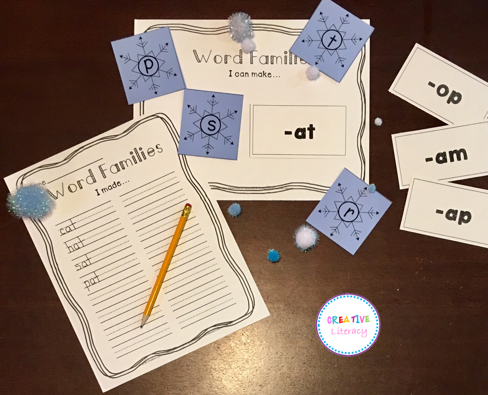 Creative Literacy: Year Round Centers With Seasonal Cards