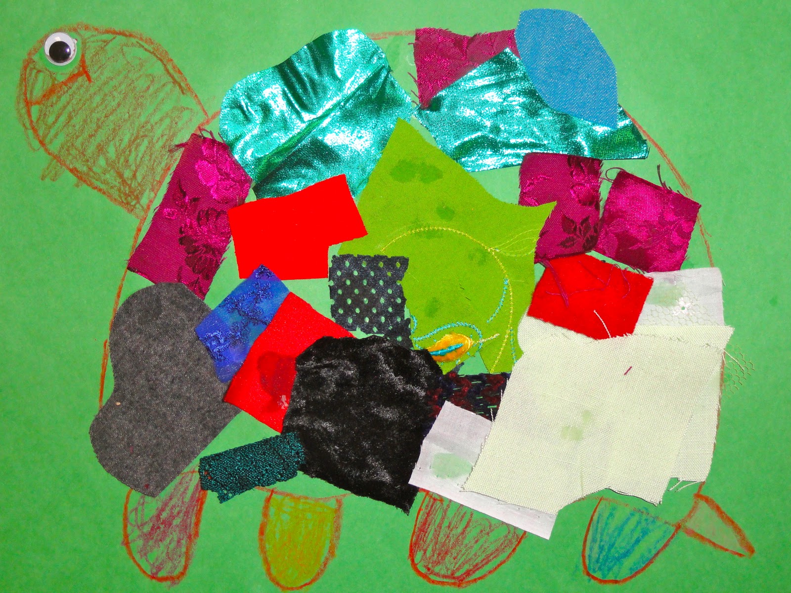 Art- It's Made To Be Seen: Kindergarten- Texture Turtles