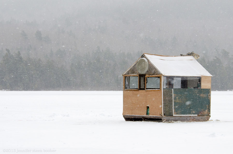 Quercus Design: Ice Fishing Shacks on Eagle Lake